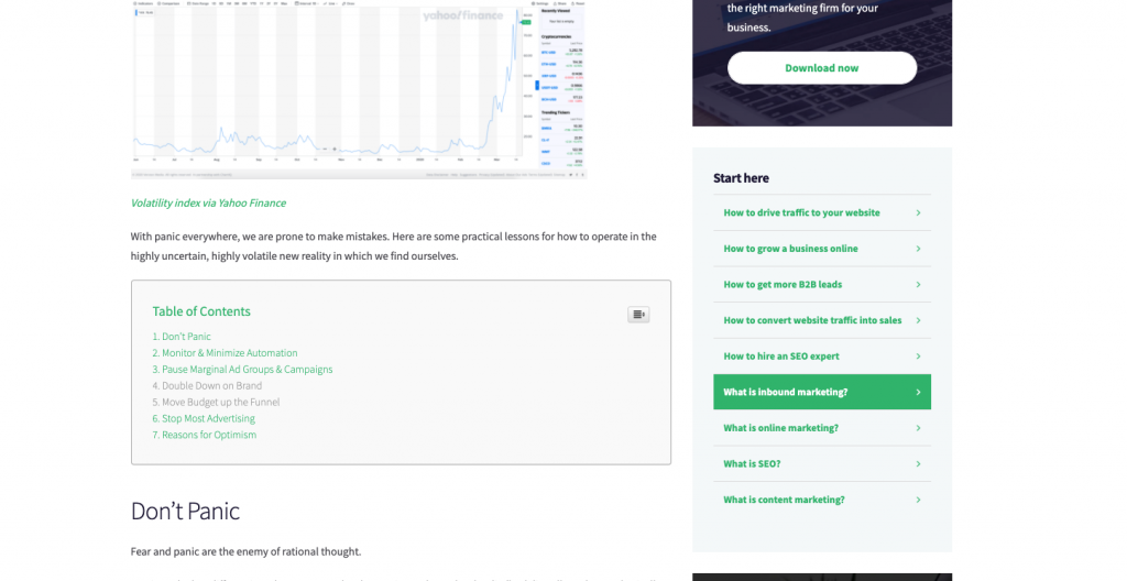 How to create a table of contents in WordPress - EditorNinja