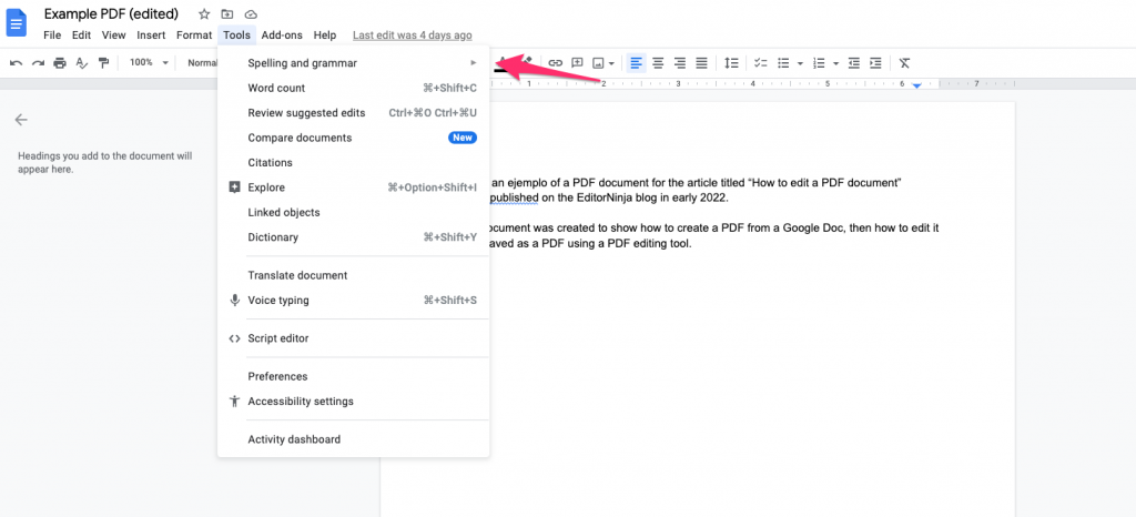 Google Docs Now Showing Grammar Suggestions EditorNinja