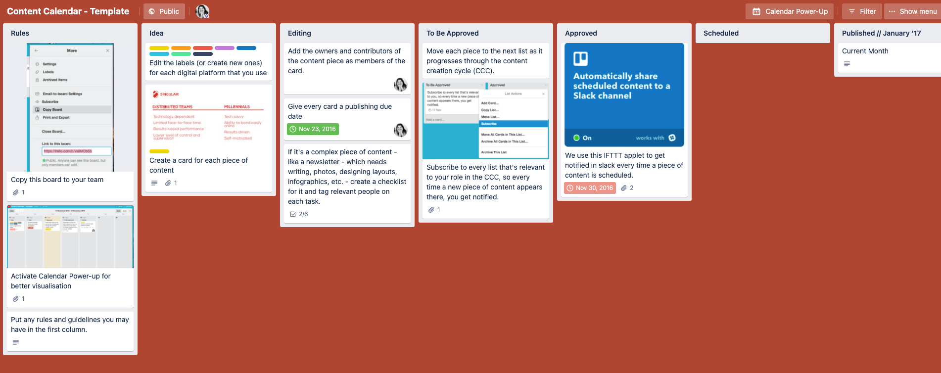 How to create a content calendar - EditorNinja