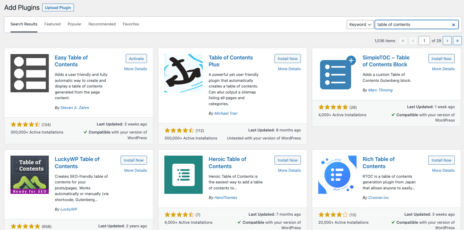 How To Place A Table Of Contents In The WordPress Sidebar - EditorNinja