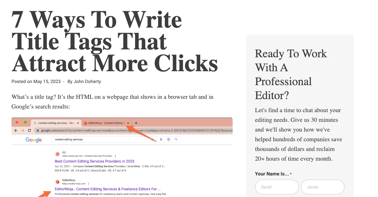 7 Ways To Write Title Tags That Attract More Clicks (2024)